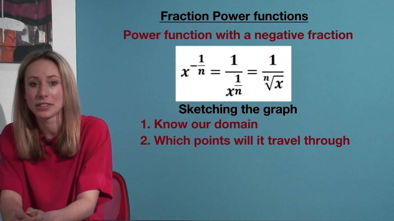 VCE Methods Fraction Power Functions YouTube