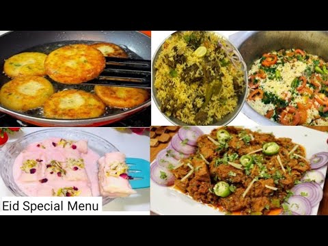 Eid ul Adha Complete Lunch Menu | Eid UL Adha Recipes| Eid Day Recipes ...