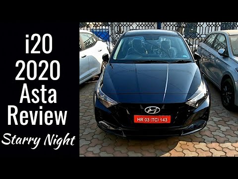 i20 2020 Asta Review Walkaround Starry Night - YouTube