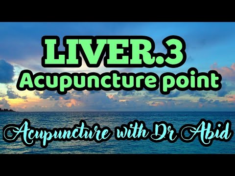 LIVER.3 Acupuncture point ☝️ - YouTube