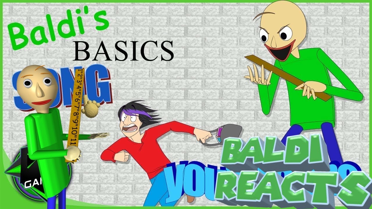 Best Baldi's Basics Song Ever | Baldi Reacts To BALDI'S BASICS SONG ...