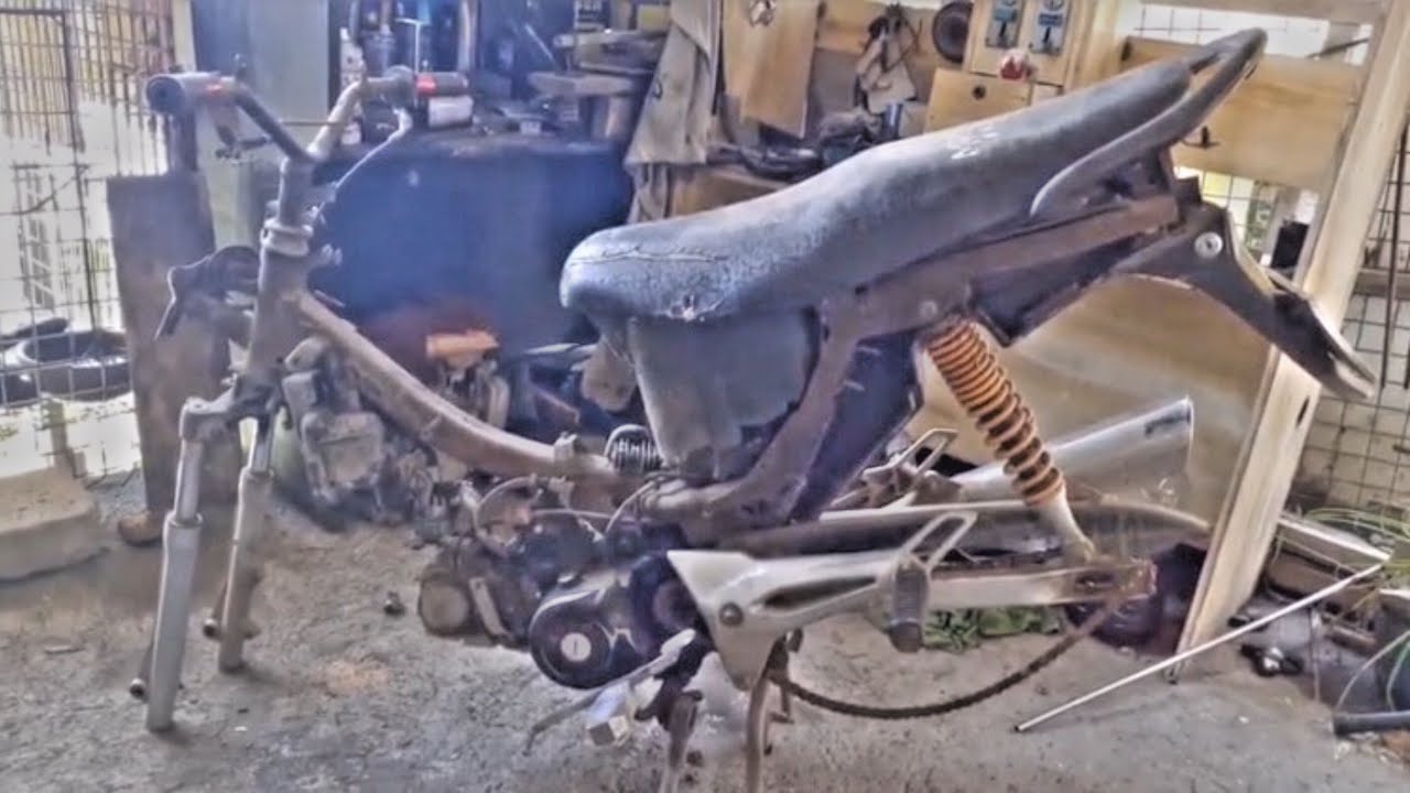 MODIFIED WAVE STYLE | FULL RESTORATION | TIMELAPSE - YouTube