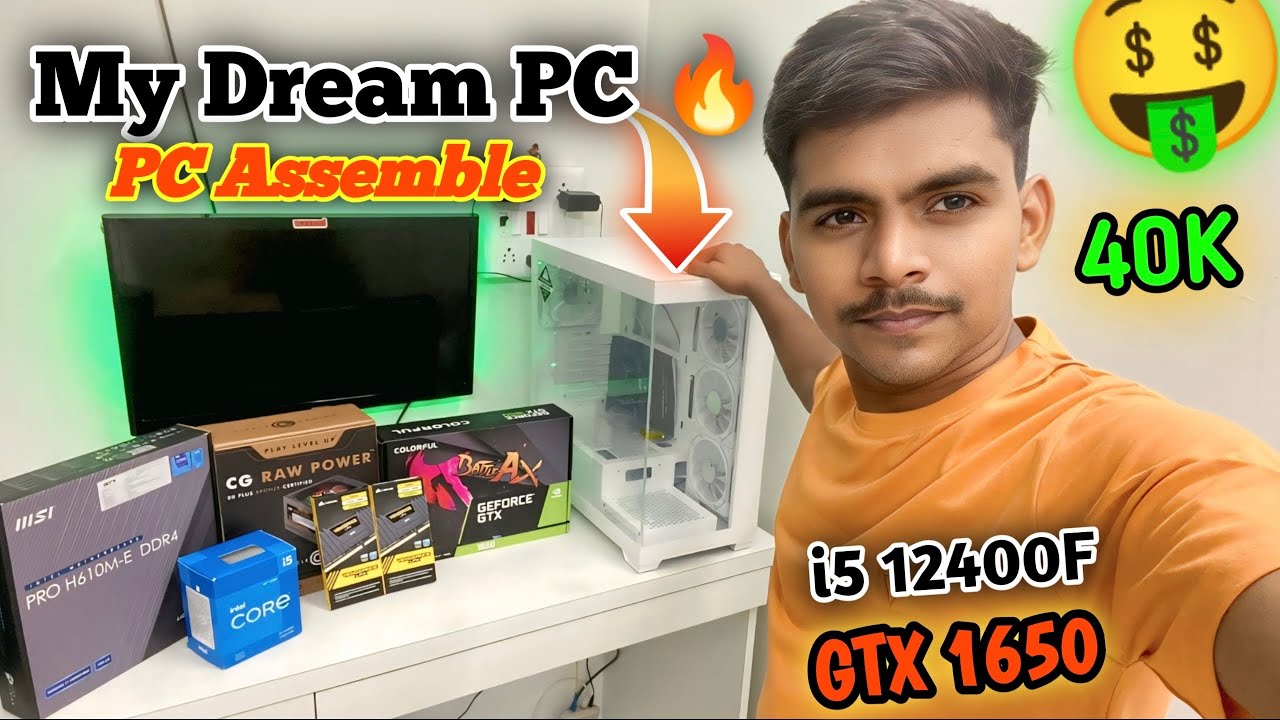 i5 12th gen pc build My First & Dream PC Finally Here🔥| First Time PC ...