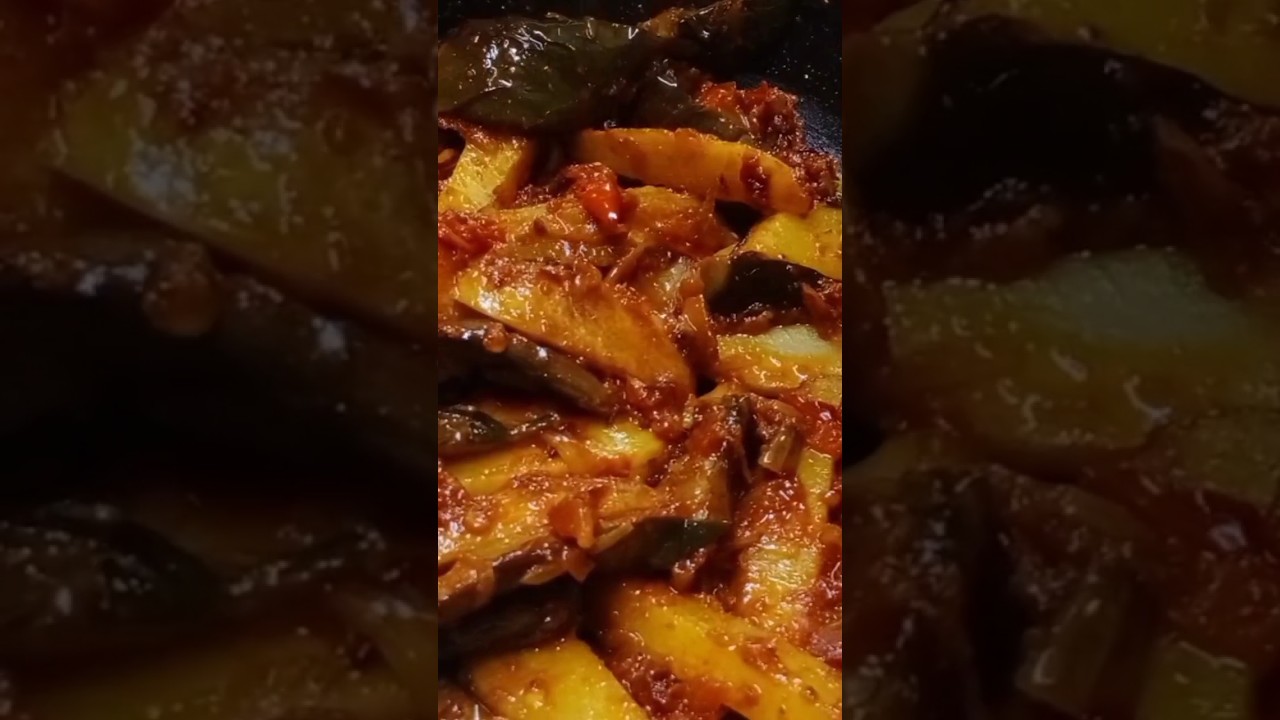 Aloo begun masla curry/full video on channel - YouTube