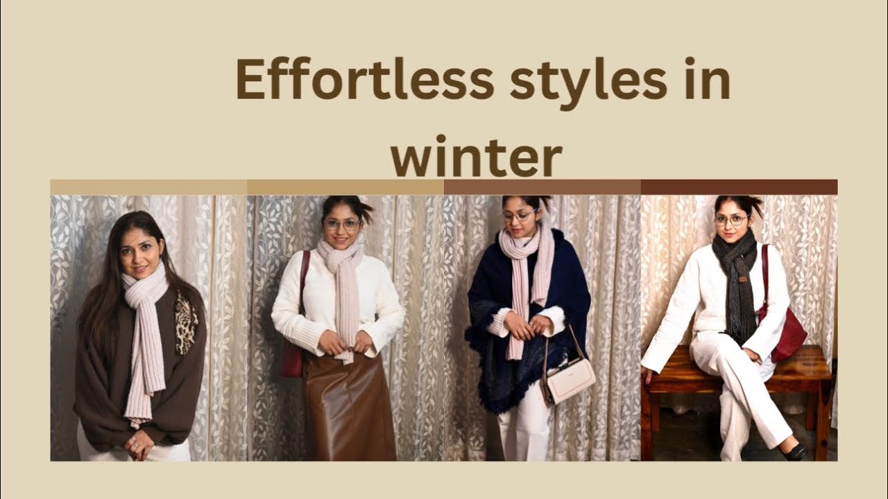 Capsule wardrobe collection in winters|winter wear essentials |best ...