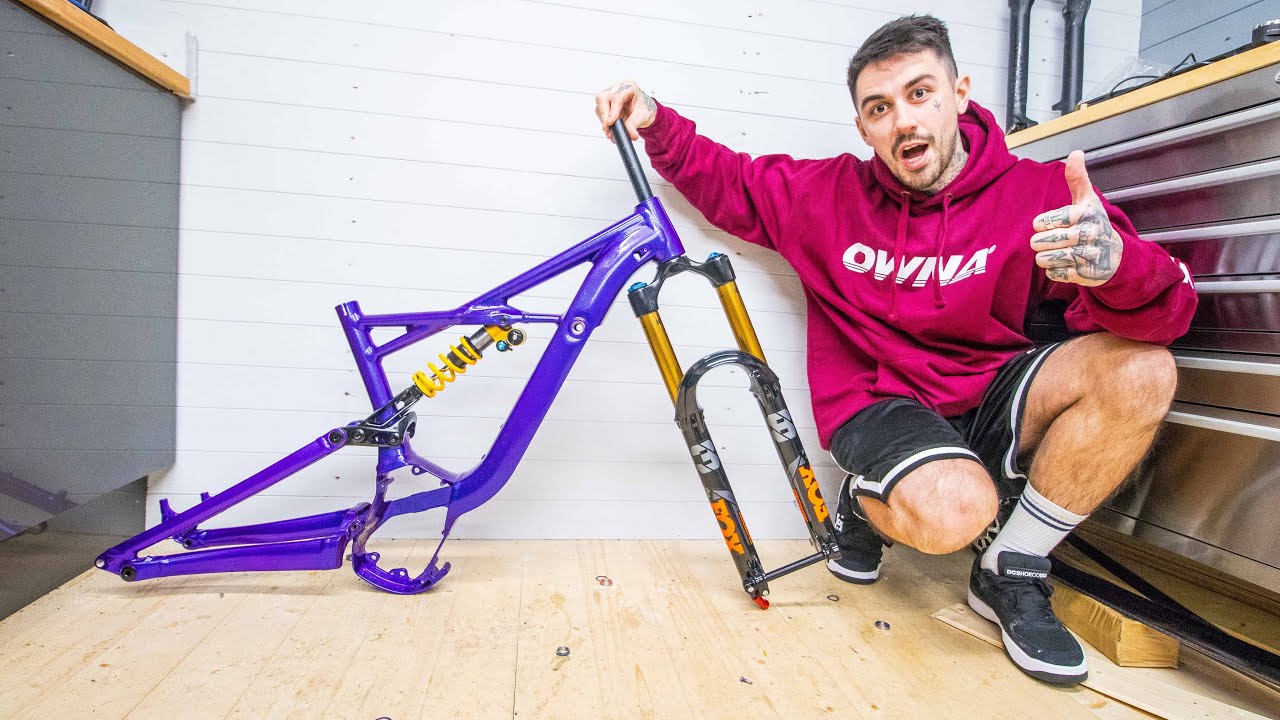 THE BEST MTB DIY PAINT EVER?!! - YouTube
