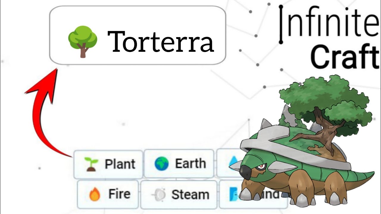 How to make Torterra in infinite craft | infinity craft - YouTube