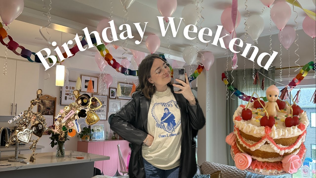 Birthday Weekend Vlog! 🎂🎈💖 - Decorating, crafty party, blind boxes ...