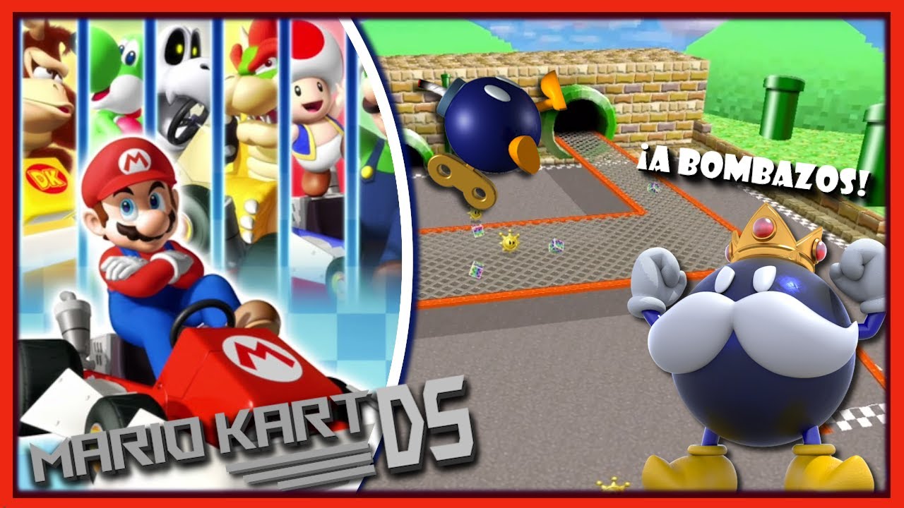 ¡El Rey de las Bombas! | 🏁Mario Kart DS🏁 #Misiones Nivel 5 - YouTube