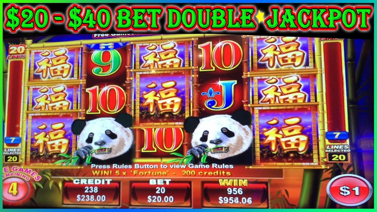 💣 DOUBLE JACKPOTS 💣 BIG BETS $20 - $40 PANDA KING - TEXAS TINA 💣 HIGH ...