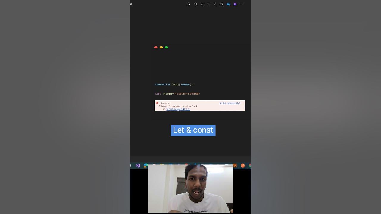 Javascript Interview question - Part 2 | temporal zead zone | #shorts - YouTube
