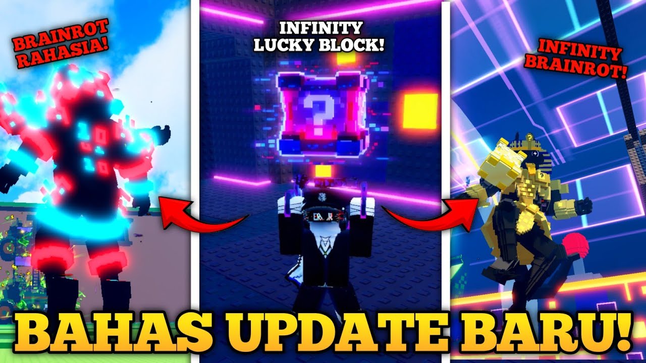 Cara Mendapatkan INFINITY BRAINROT! Bahas Update Terbaru Escape Tsunami ...