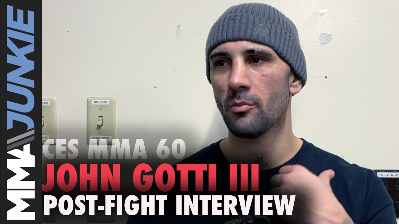CES MMA 60: John Gotti post-fight interview - YouTube