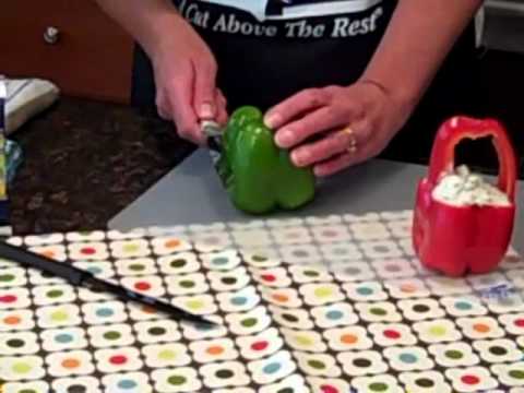 How To Make A Pepper Basket | RadaCutlery.com - YouTube