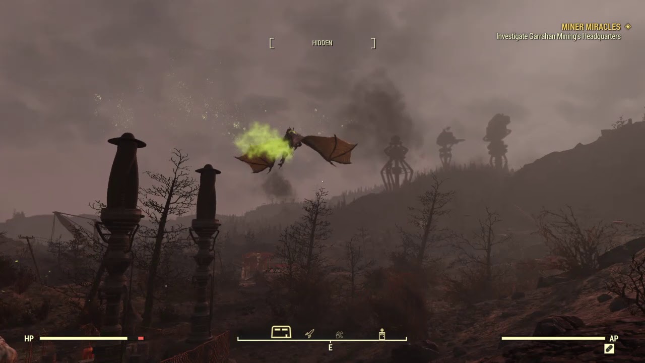 Fallout 76: Grafton Monster VS Scorchbeast - YouTube