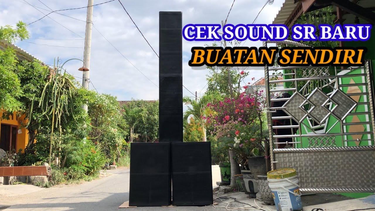 cek sound nyoba SR baru lurr!! buatan sendiri made in ATEK CUSTOME ...