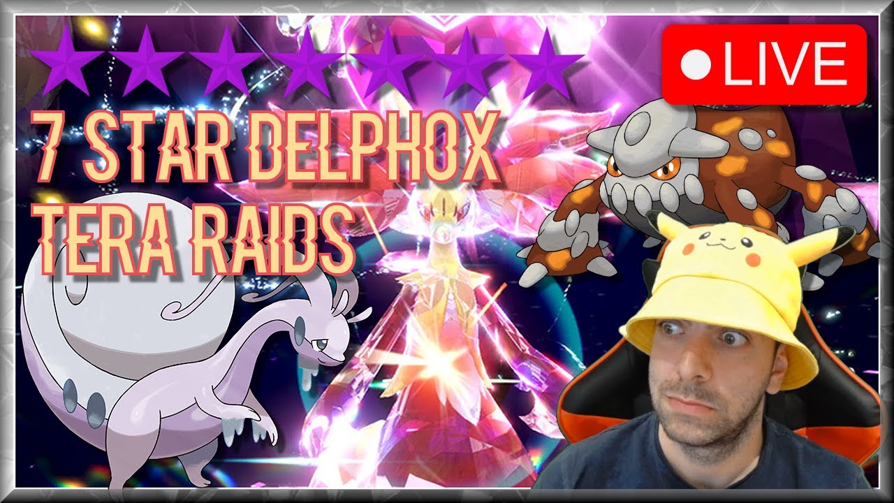 *7 STAR DELPHOX TERA RAIDS* *LET ME CARRY YOU!* Pokémon Scarlet ...