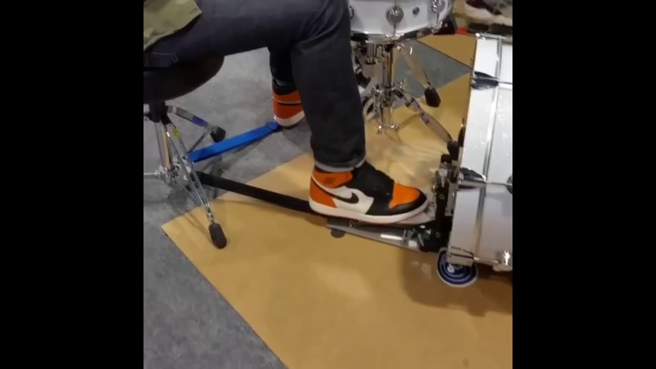 KickStrap Stops all kick, hi hat and drum pedal slide. - YouTube