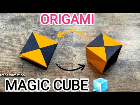 Transformation Magic Box ORIGAMI ? || Paper transformation Box kaise ...