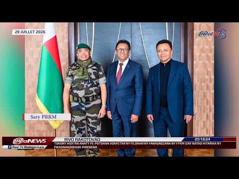 REAL NEWS / NY #VAOVAO MARINA MIVANTANA 29 JOLAY 2026 #madagascar