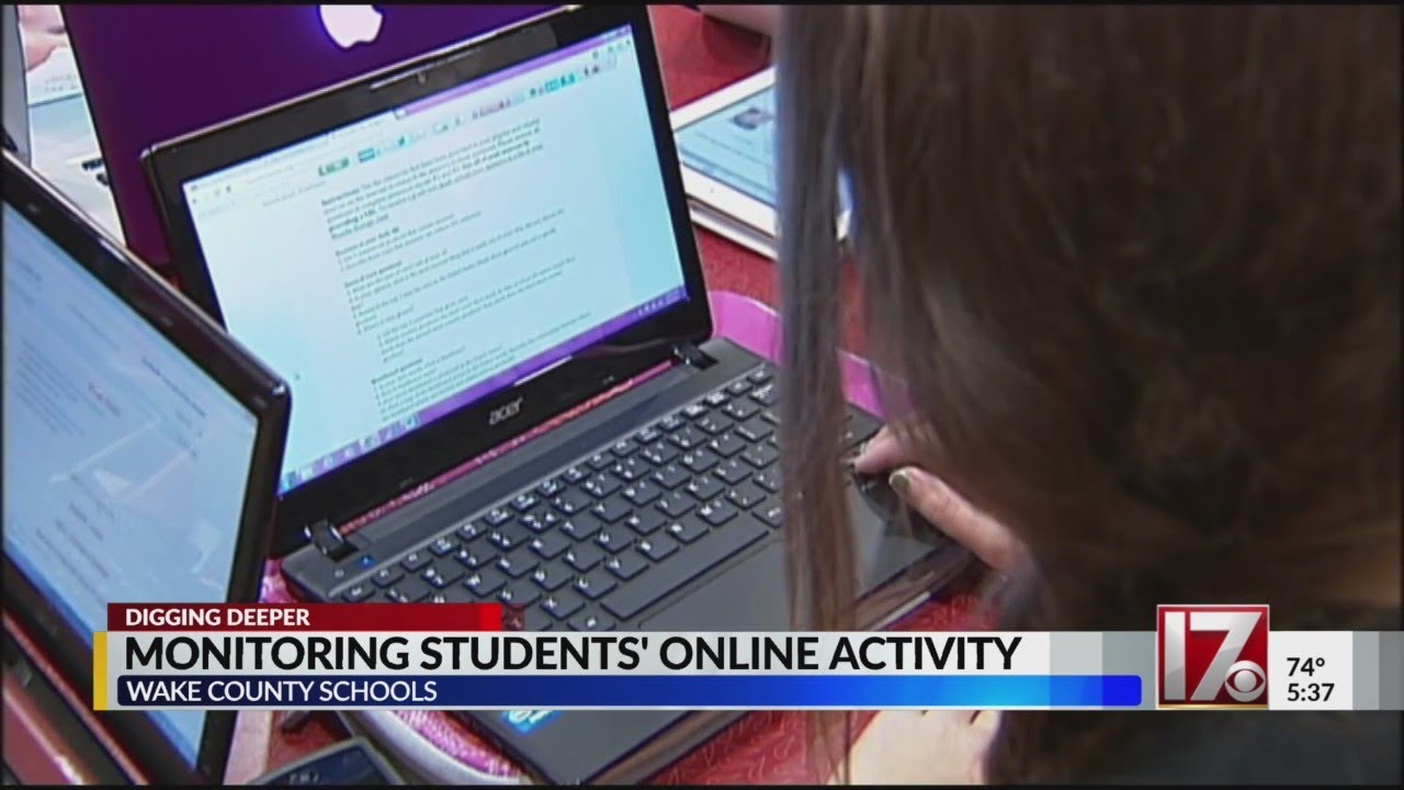 WCPSS using new tech to monitor student behavior online - YouTube