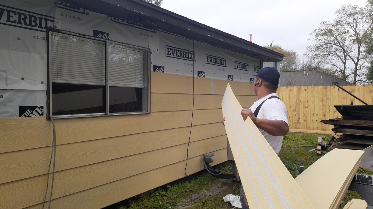 Como instalar Siding sin ayudante parte #3 - YouTube