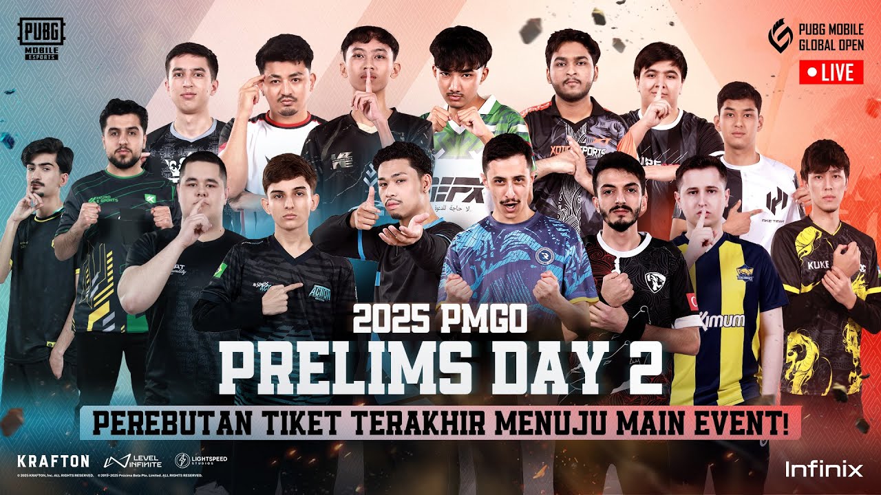 [ID] 2025 PMGO Uzbekistan Prelims | Day 2 | PUBG MOBILE Global Open ...