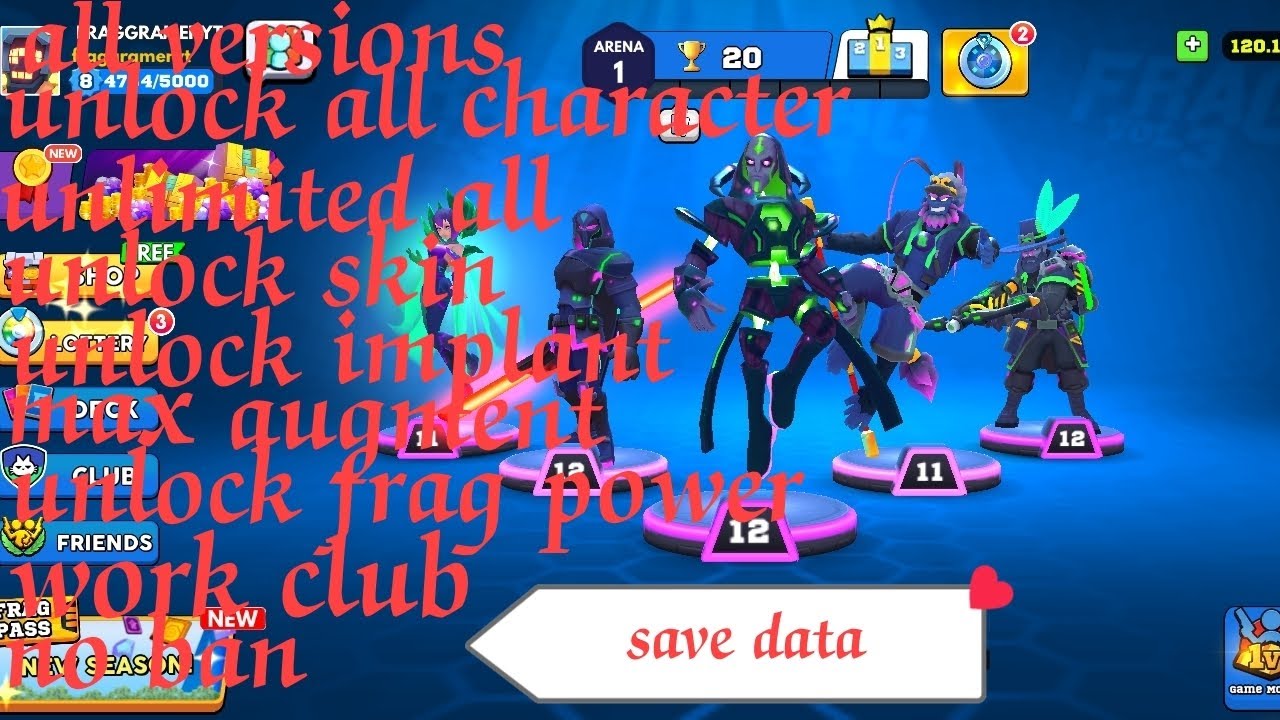 frag 111 card save data no ban no pass all versions#trending #gaming # ...