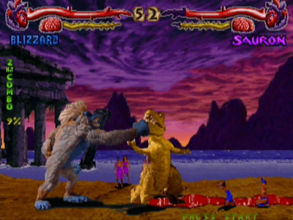 Primal Rage - Blizzard Playthrough - YouTube