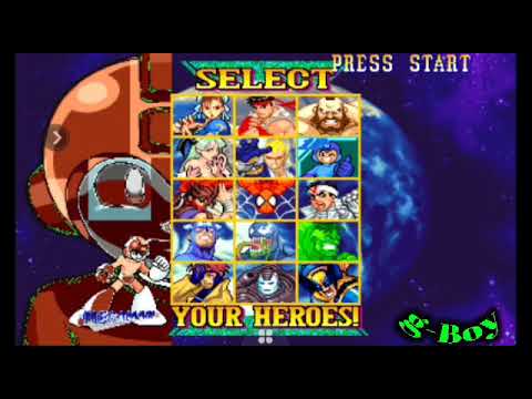 Marvel vs Capcom(all hidden characters) - YouTube