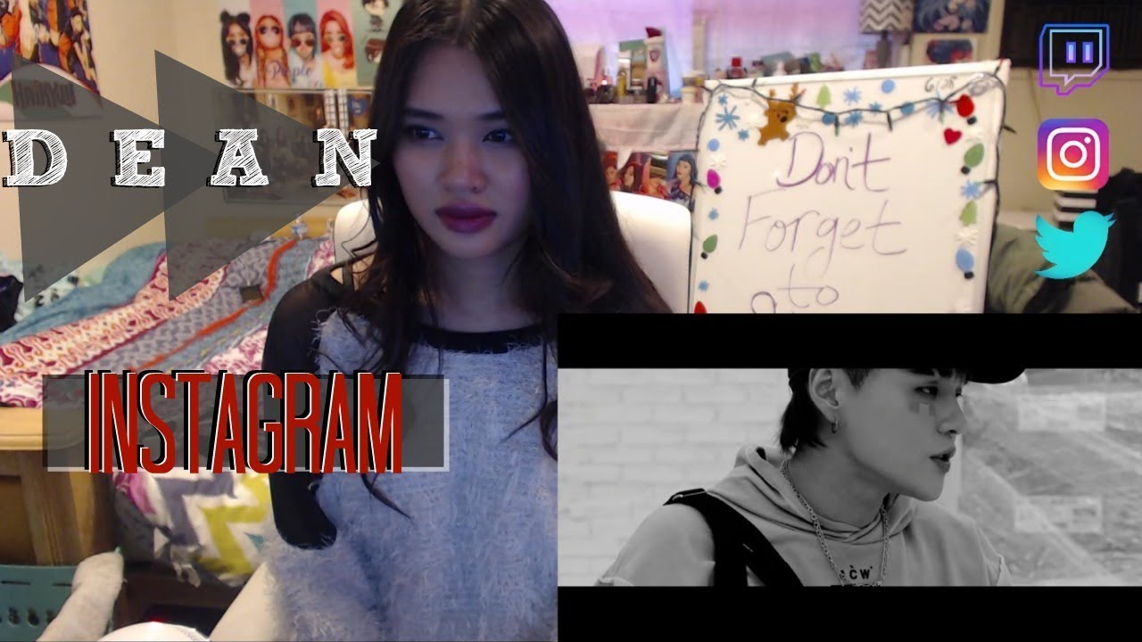 DEAN - INSTAGRAM MV REACTION - YouTube