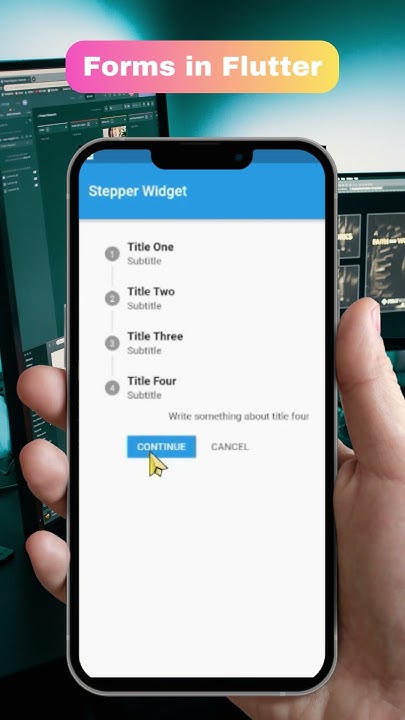 Flutter Stepper Form #flutter #shorts - YouTube