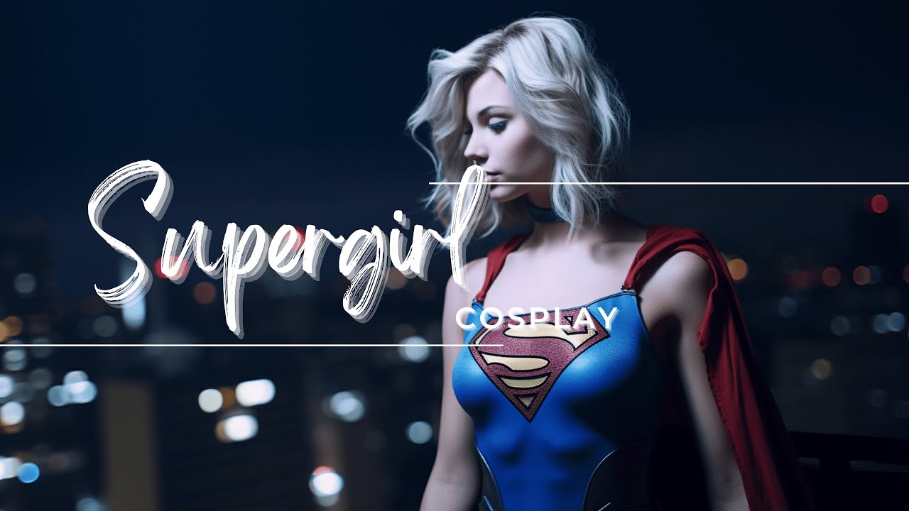 Supergirl Cosplay Transformation 🦸‍♀️🌙 | Night City Adventure vs ...
