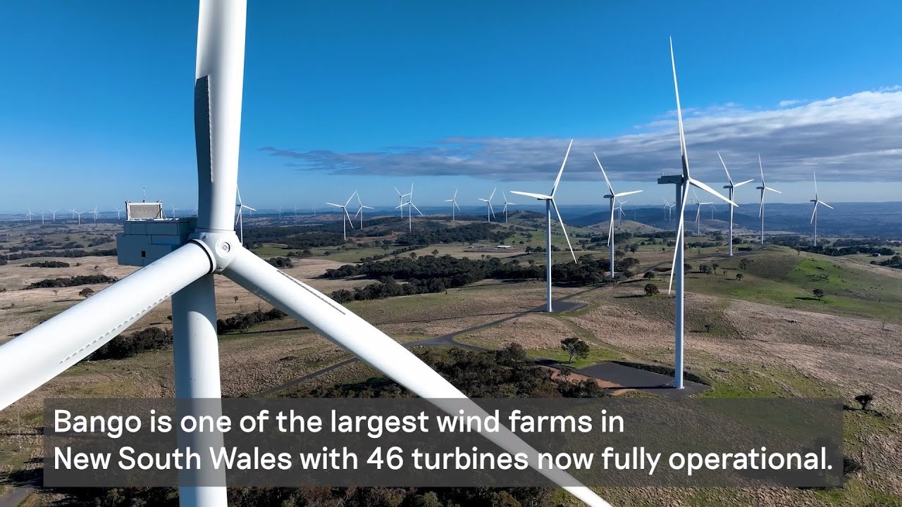 Bango Wind Farm construction journey - YouTube