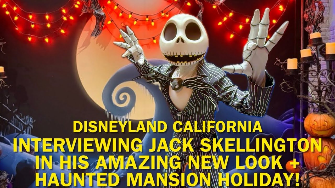 Jack Skellington Debuts His NEW LOOK! Nightmare Before Christmas Meet ...
