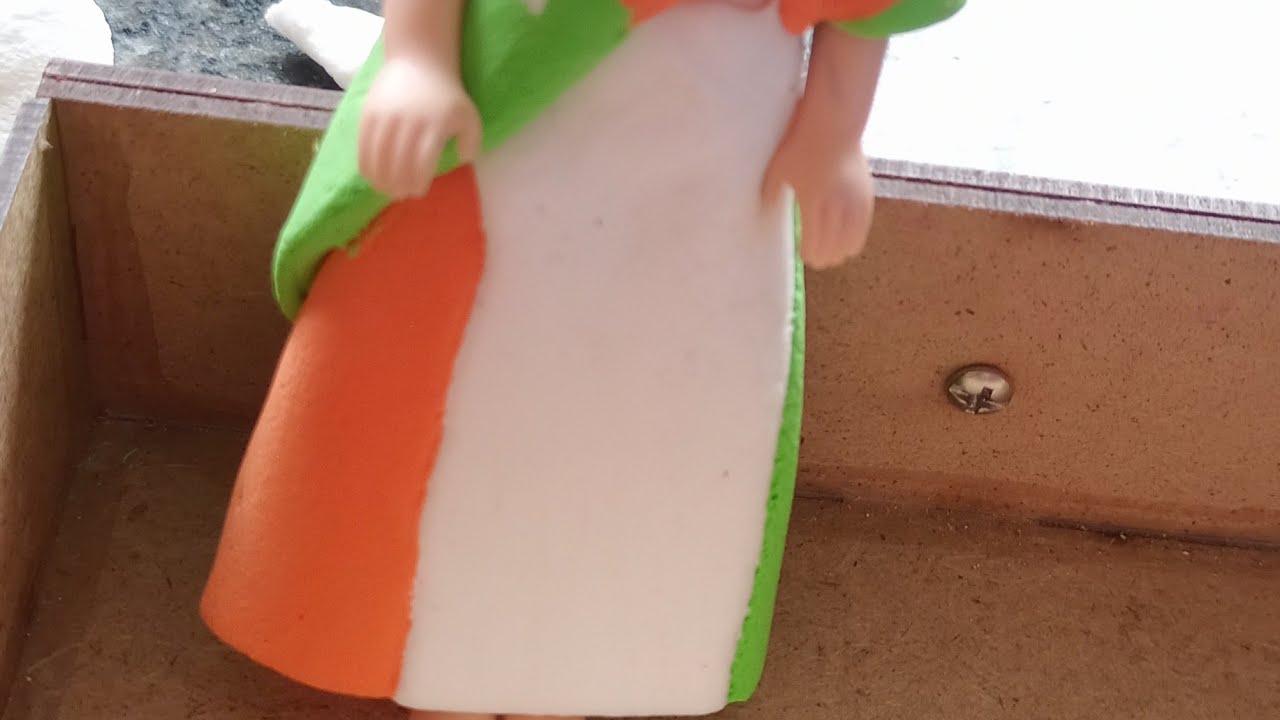 Doll tiranga •Indian flag dress full vedio in description - YouTube