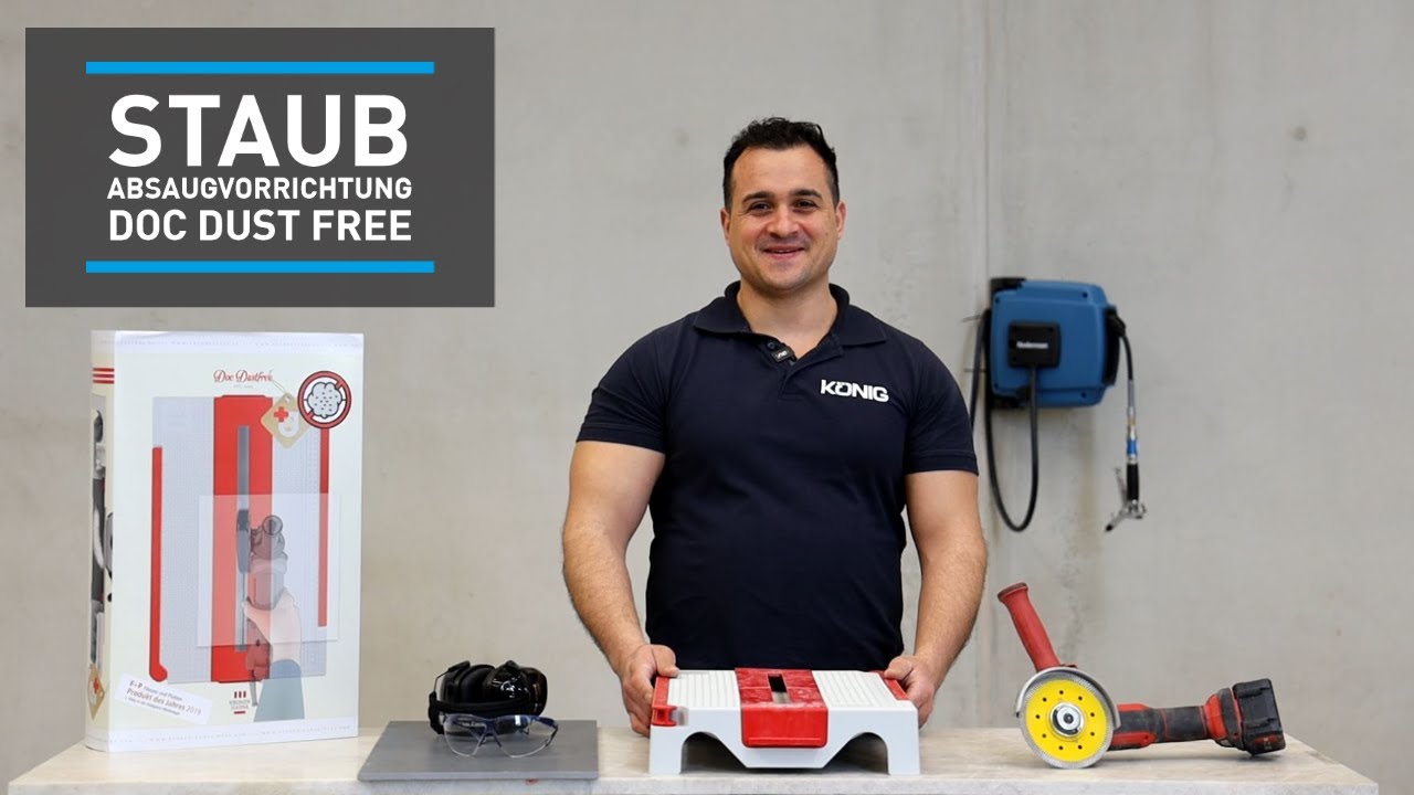 Staub Absaugvorrichtung Doc Dust Free - YouTube