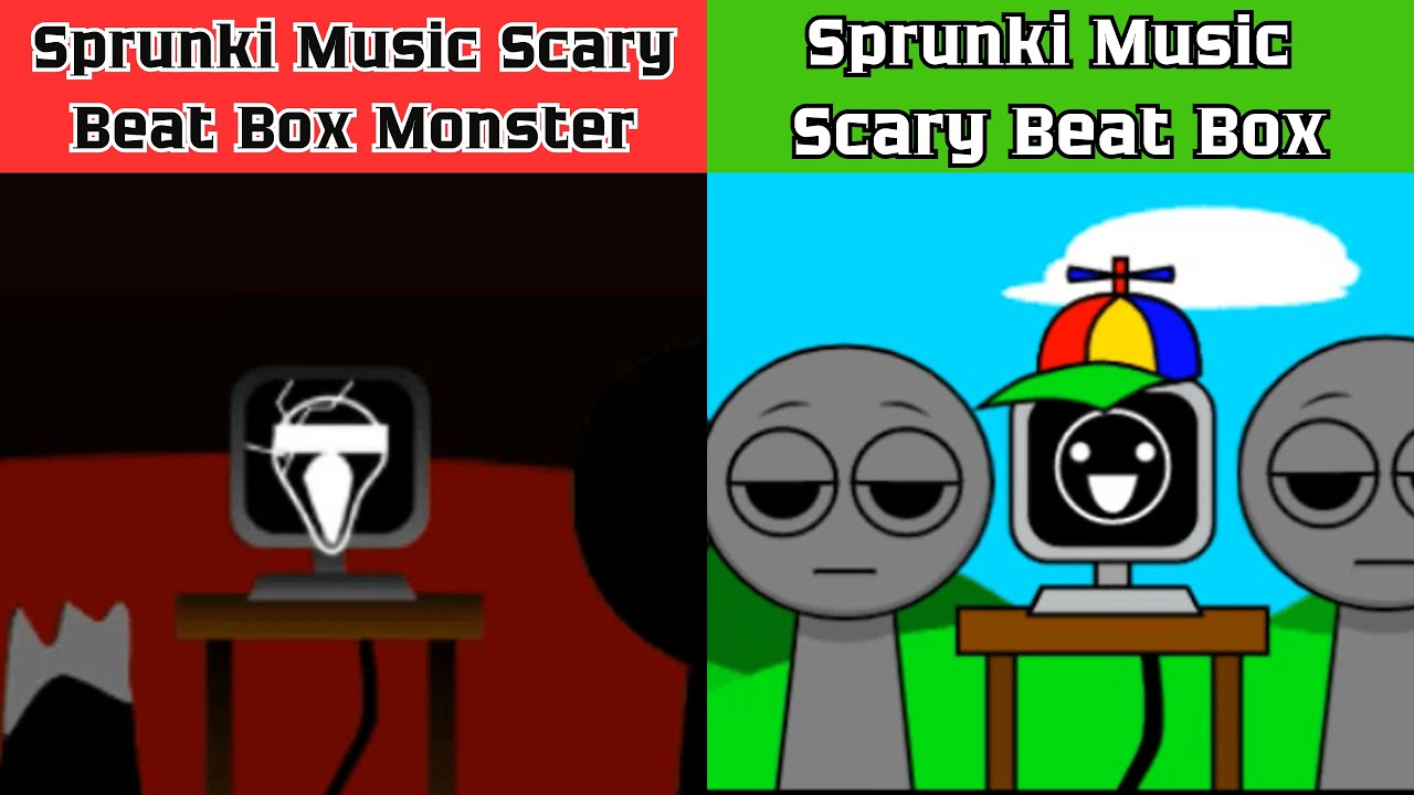Incredibox Sprunki: Music Scary Beat Box Monster VS Music Scary Beat ...
