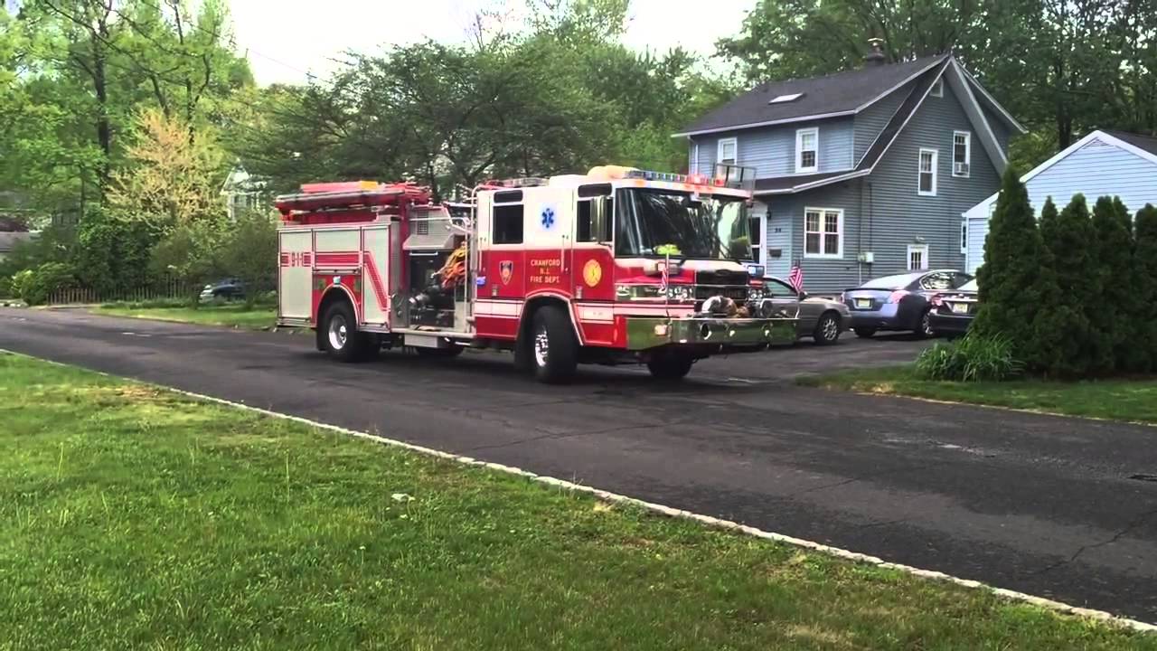 Union Engine & Westfield Engine Responding, CFD on Scene - YouTube
