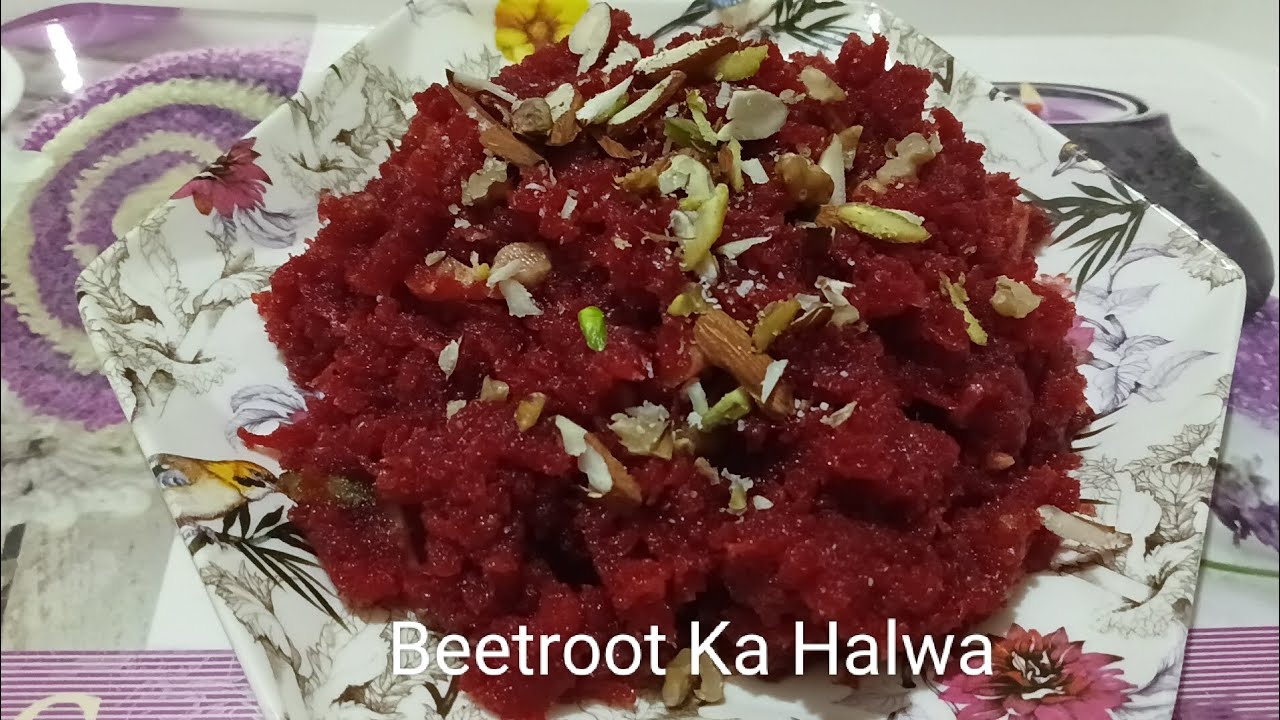 Beetroot Halwa recipe/ Chukandar ka halwa. Immunity aur Iron ki kami ko ...