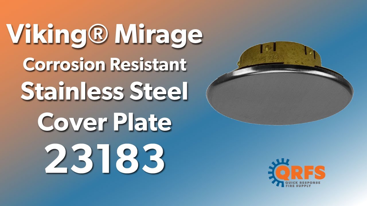Viking® Mirage Stainless Steel Cover Plate | Corrosion Resistant ...