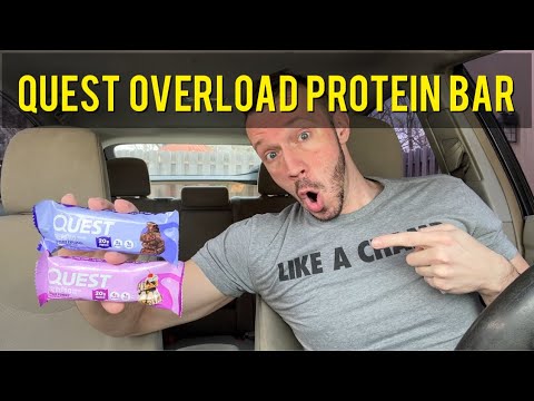 Quest Overload Protein Bar REVIEW - YouTube
