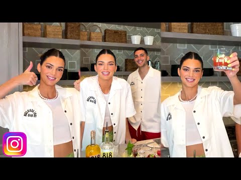 Kendall Jenner - Live with Fai Khadra | Tequila Cocktails for 818 🍹 | August 18, 2021