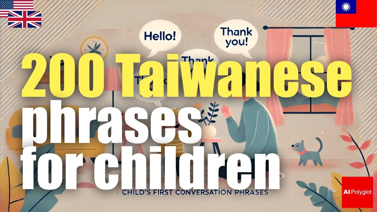 200 Taiwanese phrases for children | Passive listening | with hiragana ...