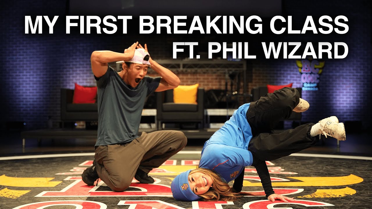 I took my FIRST breaking class ft. Phil Wizard | Breaking for beginners ...