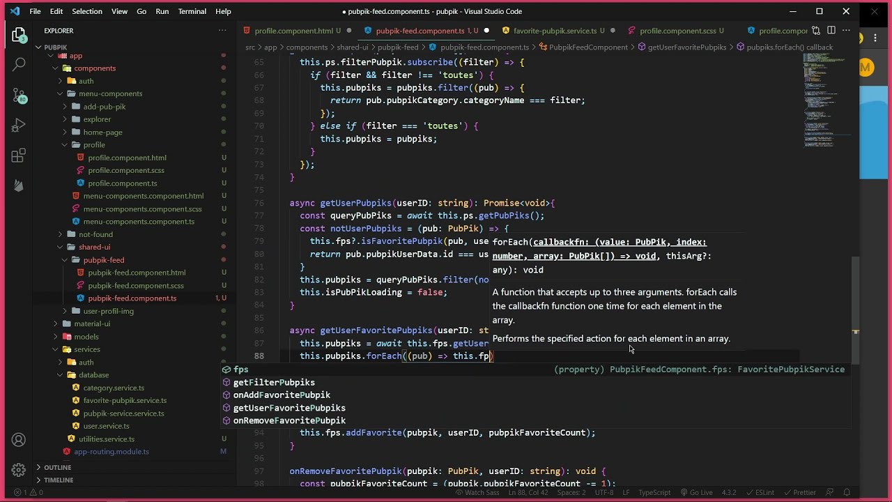 User Profile Page Angular & Firebase | PubPik - YouTube
