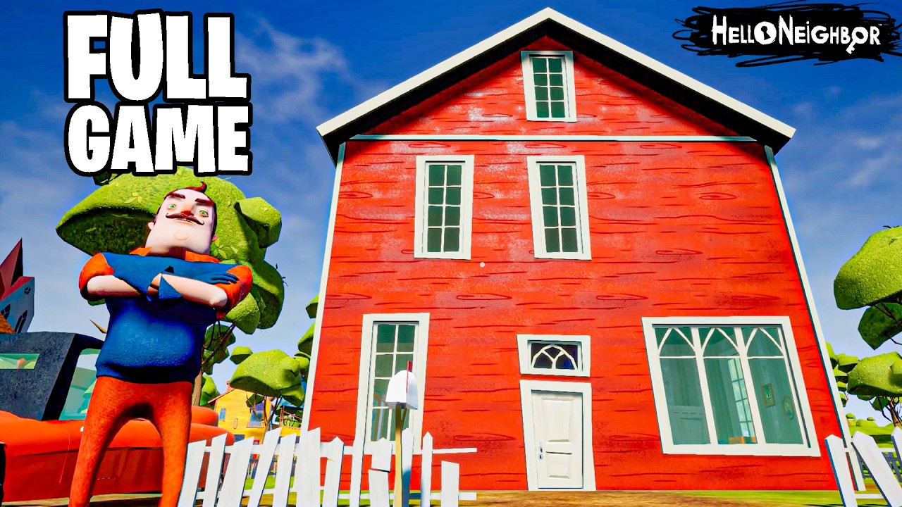 Hello Neighbor - Hello Red House (FULL WALKTHROUGH) - YouTube