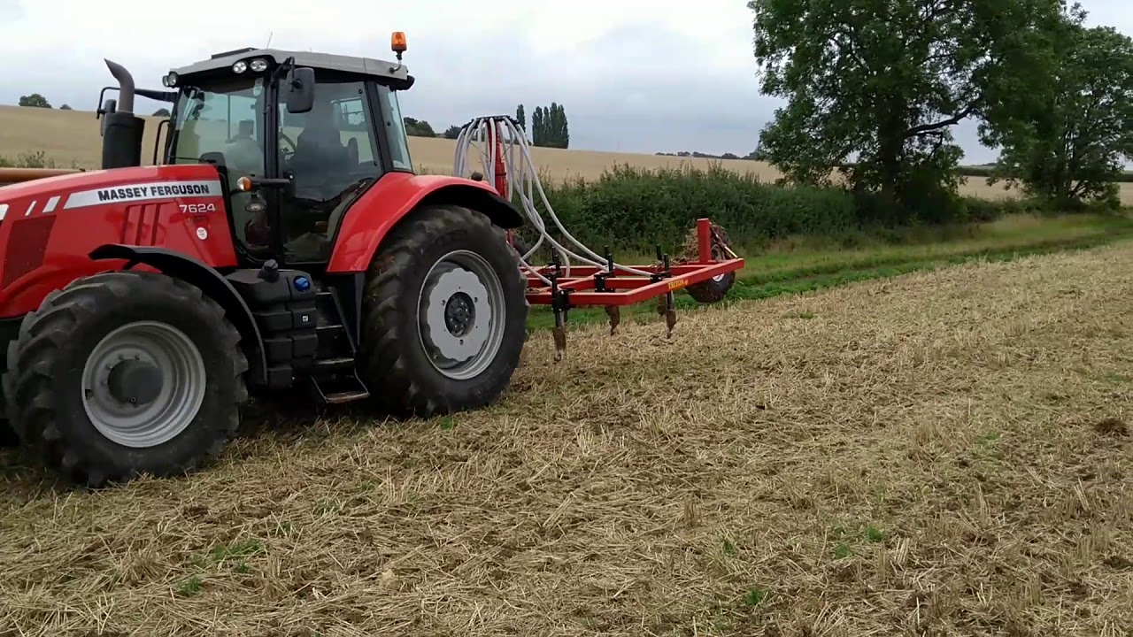 Triton 4m direct drilling rape heavy damp clay - YouTube