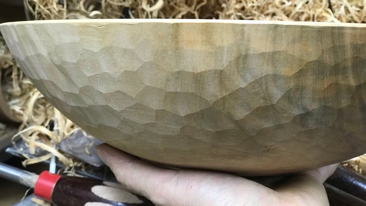 woodturning bowl-8 Salad Bowl 양병용 - YouTube