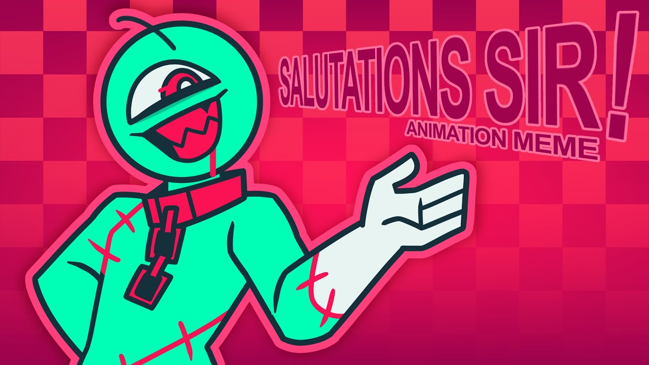 SALUTATIONS SIR | STICKMAN OC Animation MEME - YouTube
